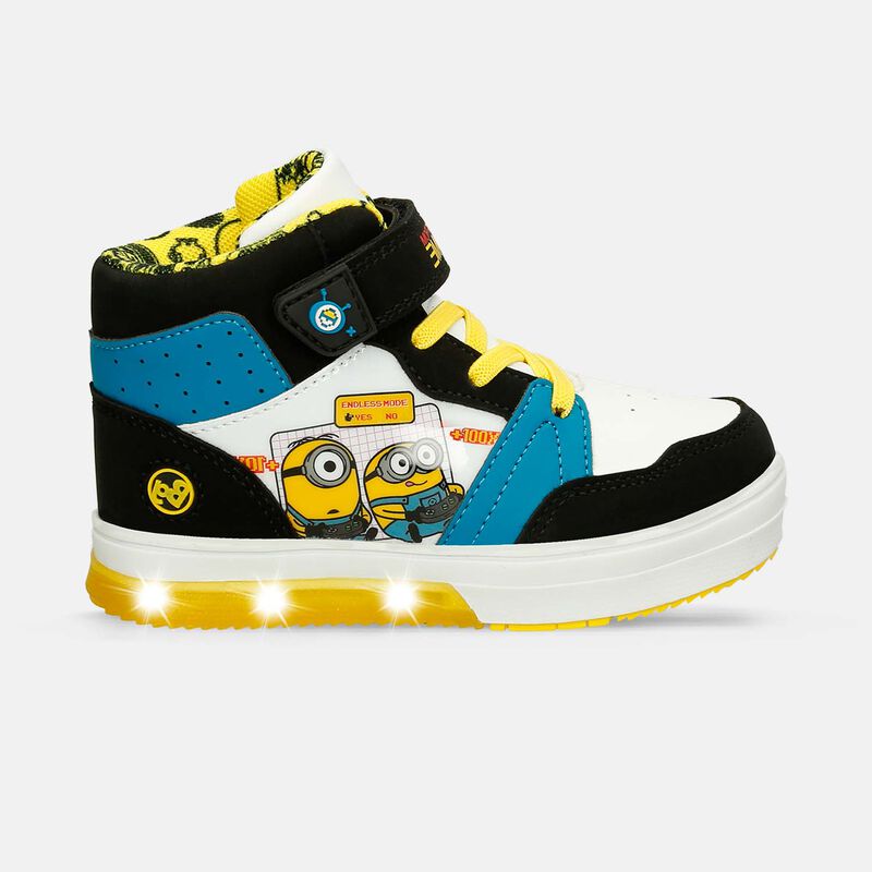 Botas Con Luces Para Niño Licenses Universal Negro Margus Minion ...