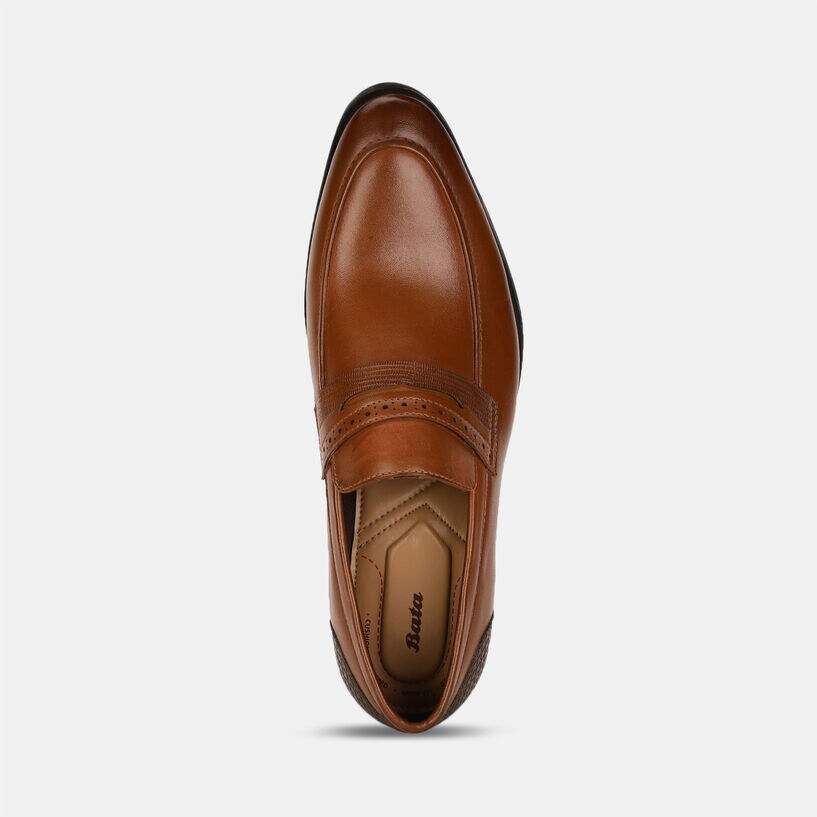Bata Light Brown Formal Shoes For Men | Bata