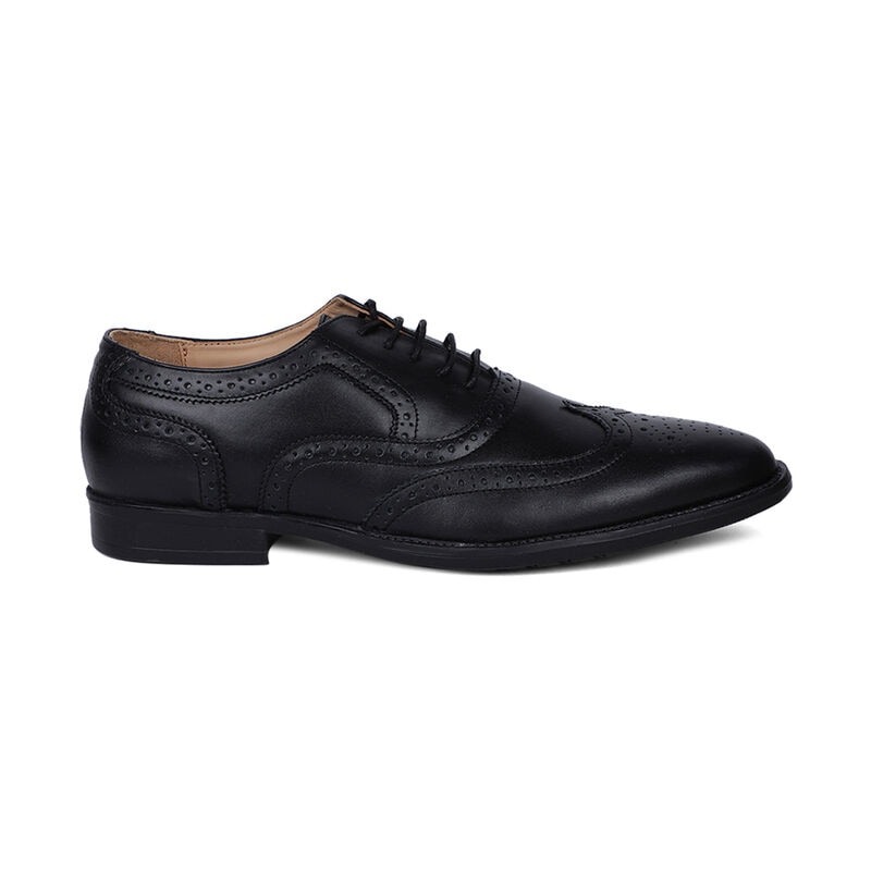 Bata black leather formal oxford-style shoes for men | Bata