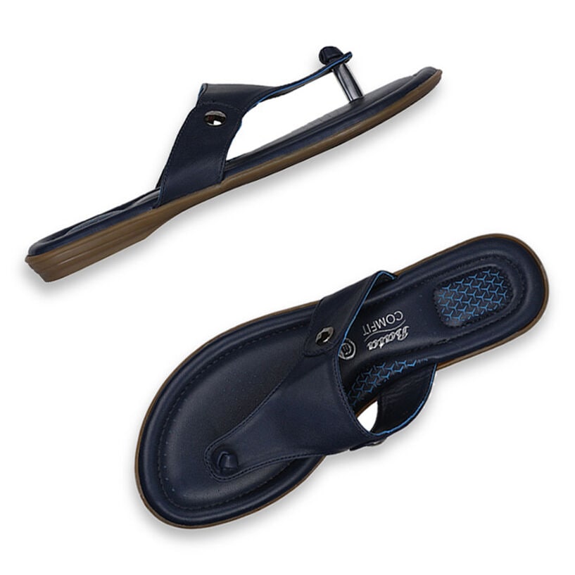 Bata Comfit Blue Chappal For Women | Bata