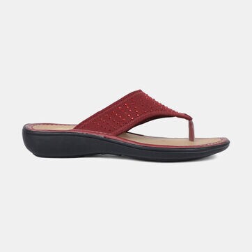 Bata Red Chappal For Women | Bata