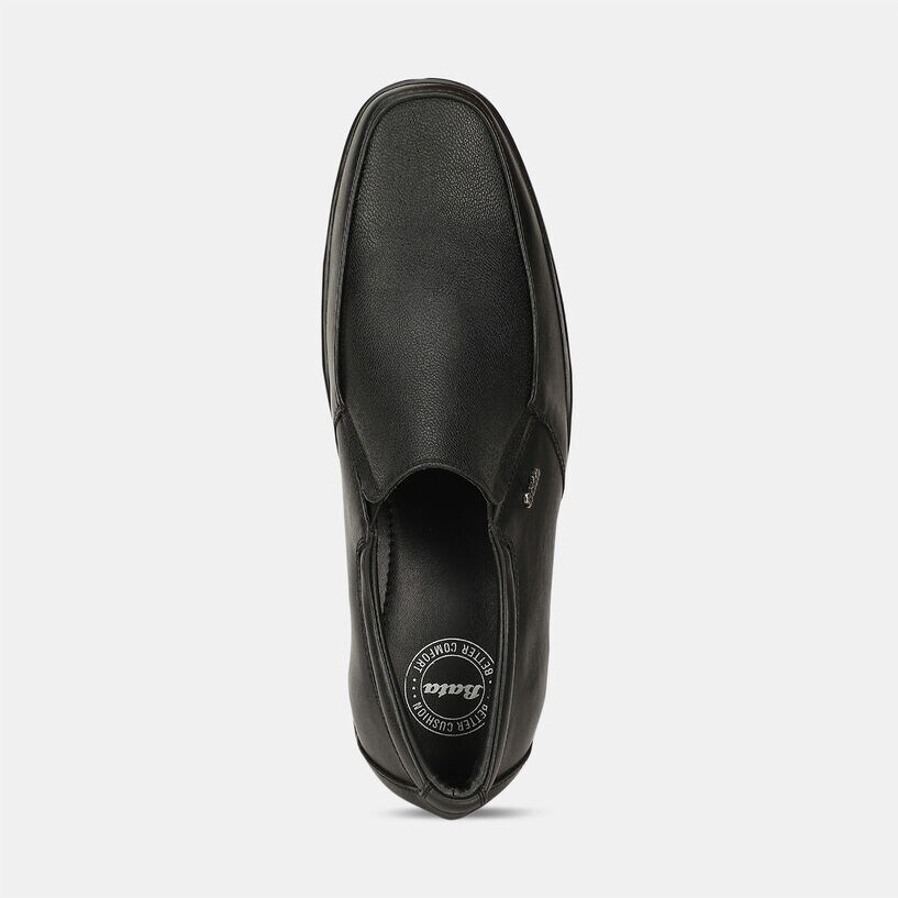 BATA BLACK FORMAL SLIP-ON SHOES FOR MEN | Bata