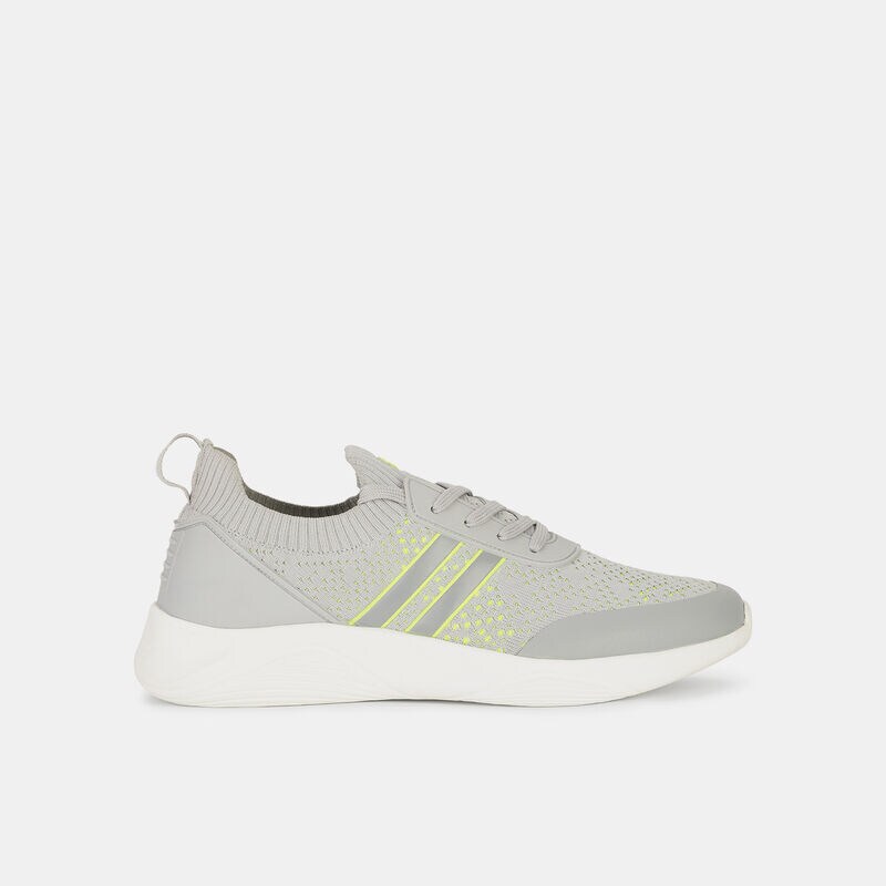North star grey textile sports sneaker shoes for men | Bata