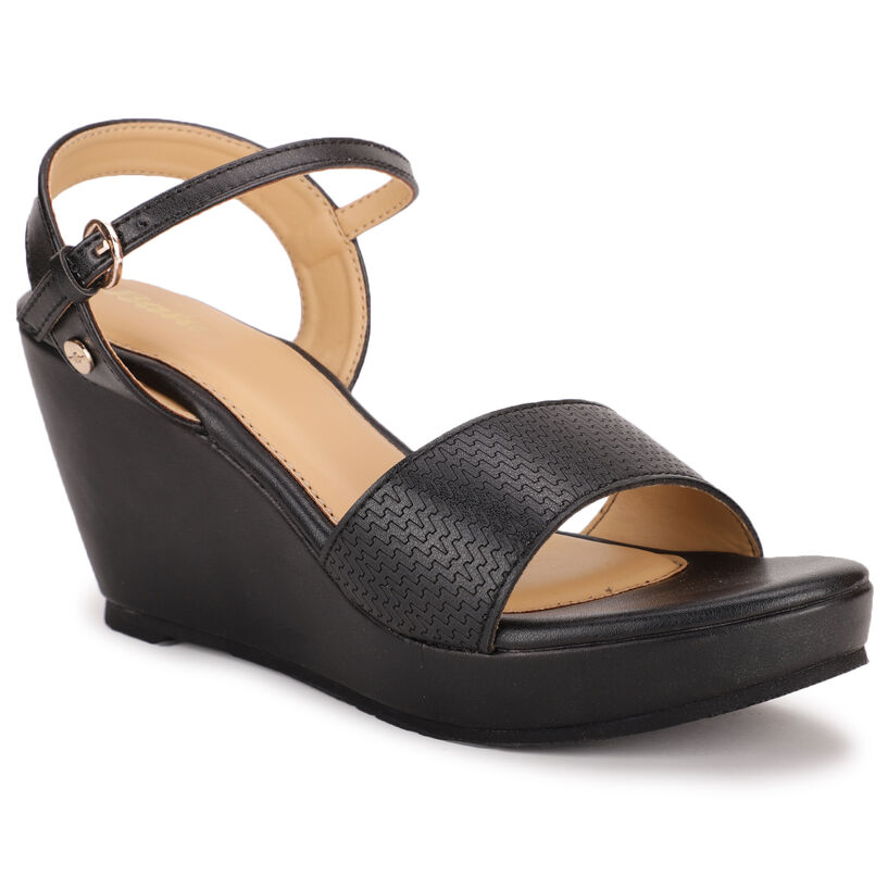 Bata Black Sandal For Women | Bata