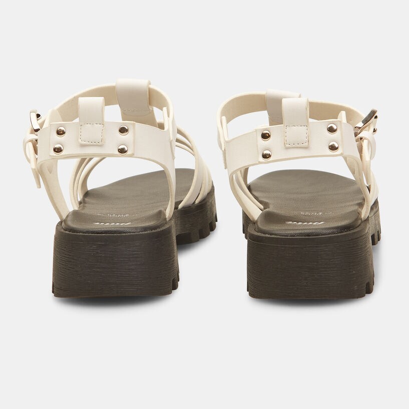 Sandali da bambina con suola track , Bianco, 3611192 | Bata