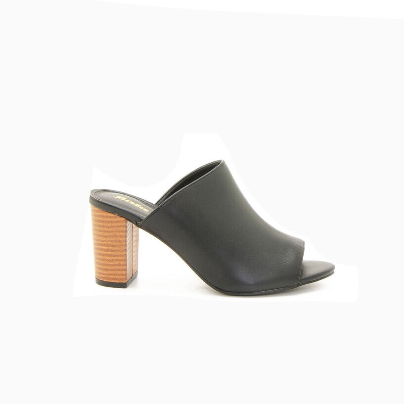 Bata LADIES HEELS HEELS รองเท้าส้นสูงแฟชั่น ส้นสูง 3 นิ้ว แบบสวม เปิดส้น